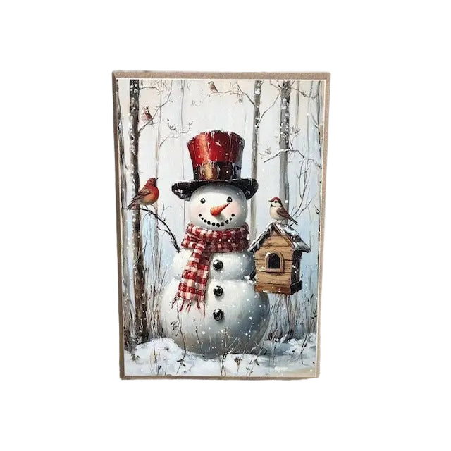 Red Hat Snowman – The Summer Kitchen