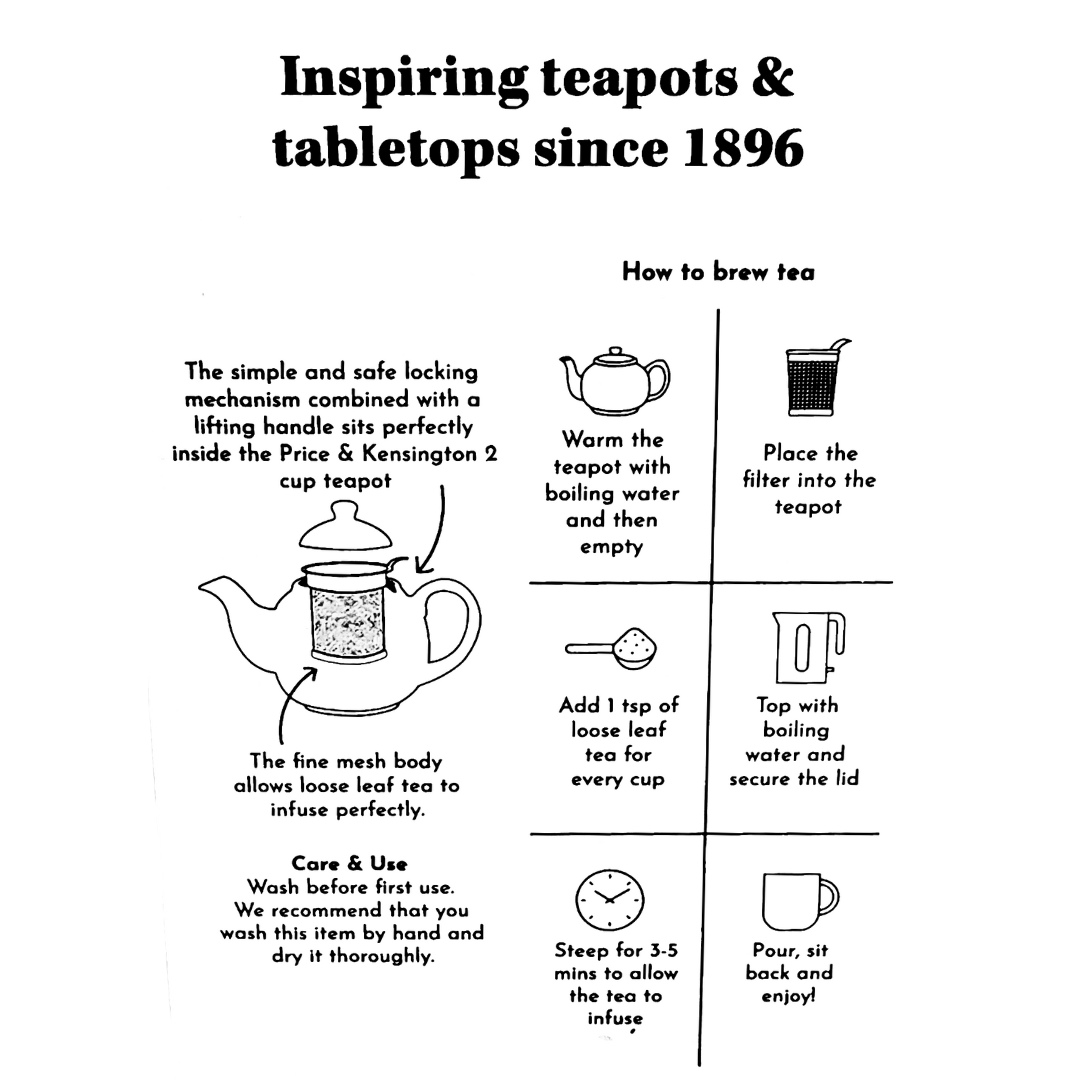 Teapot Filter For 2-Cup Teapot – The Summer Kitchen
