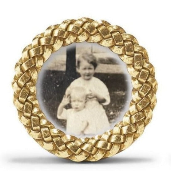 Round Gold Braided Frame – The Summer Kitchen